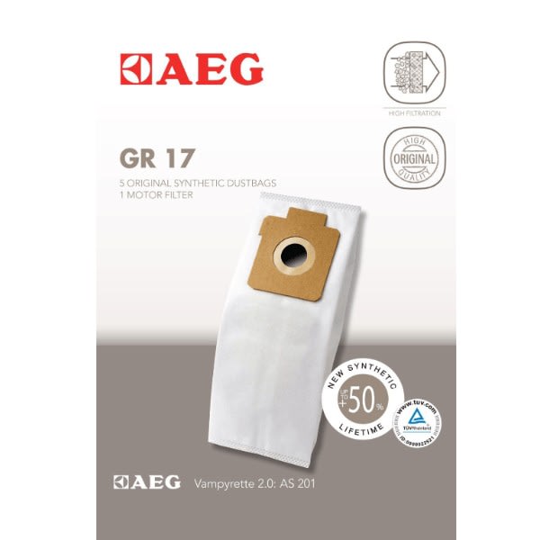 Sacs aspirateur gr17 par 5 9002564467 pour Aspirateur Electrolux ...