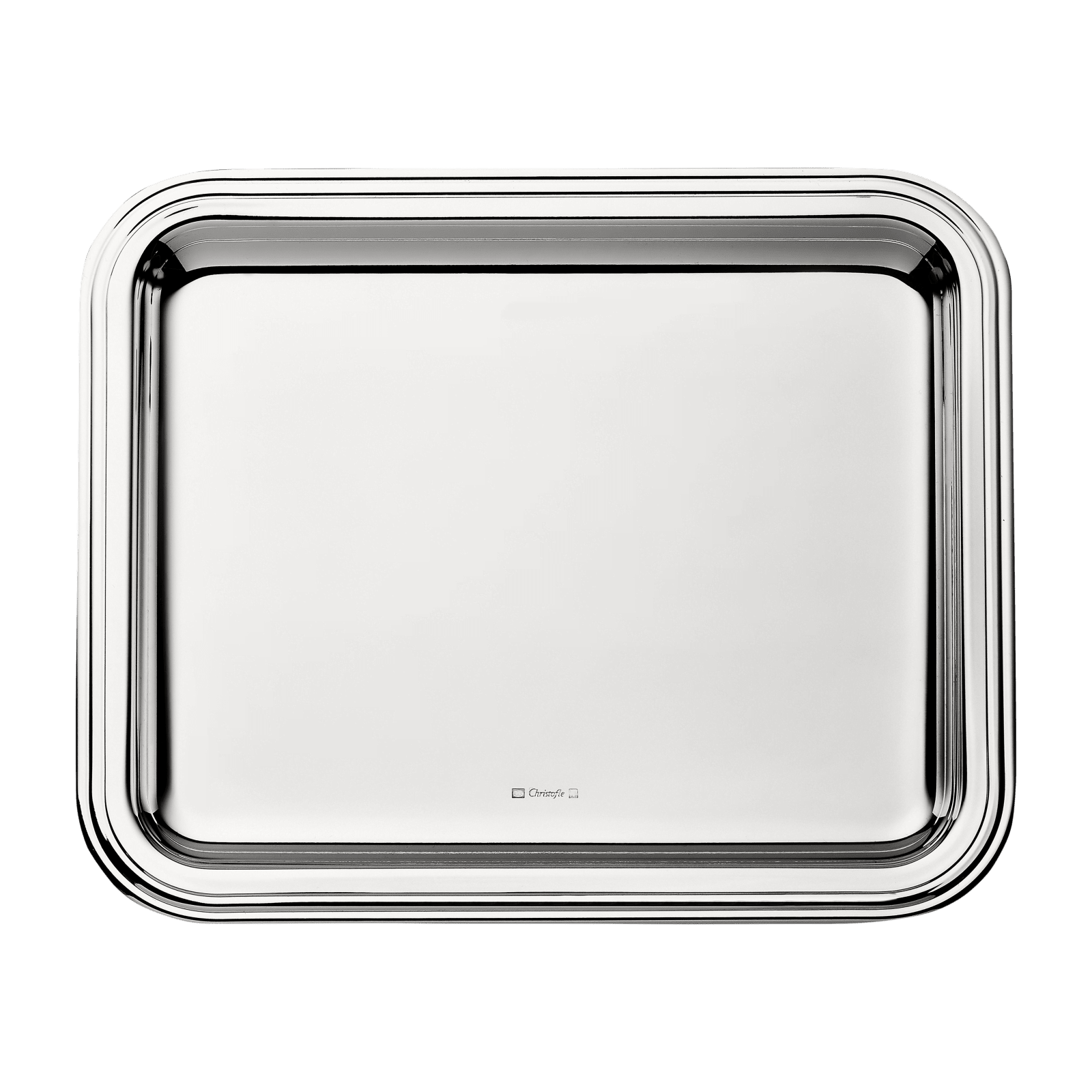 Small Silver-Plated Rectangular Tray - 20 x 16 cm Albi - Christofle