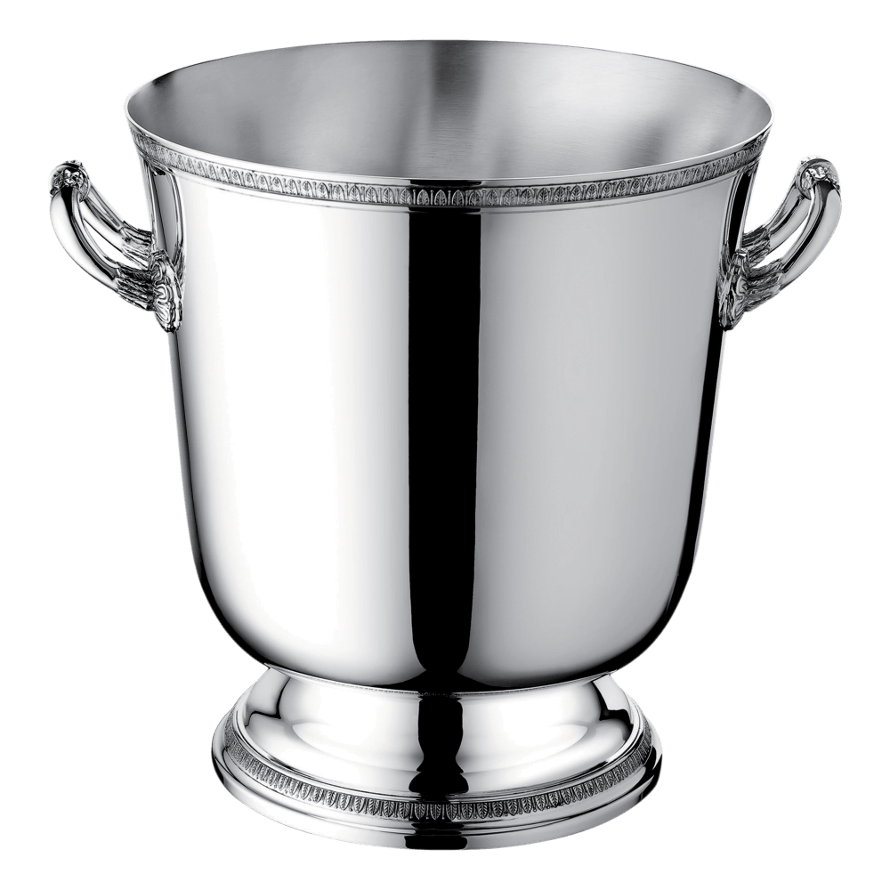 Silver-Plated Champagne Cooler Bucket Malmaison - Christofle