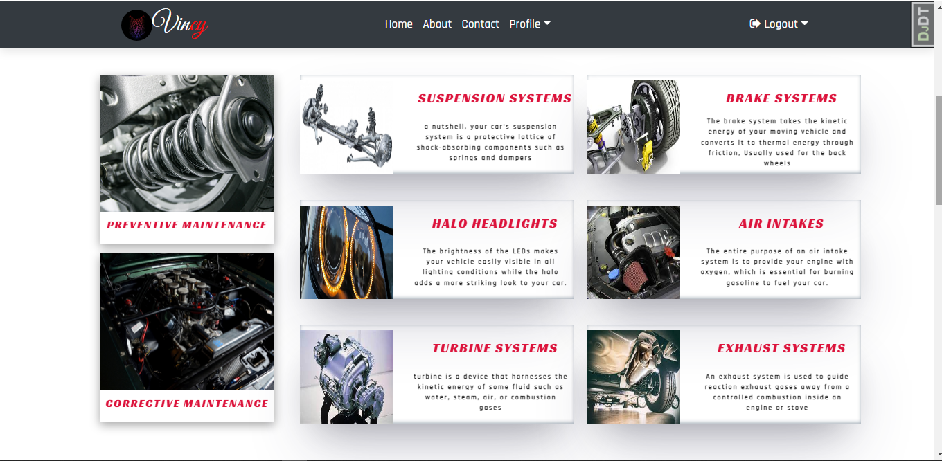 GitHub - ChuksJoshuaa/Vincy-Auto-Repair-Django: Auto Repair Store built with Django, it has a ...