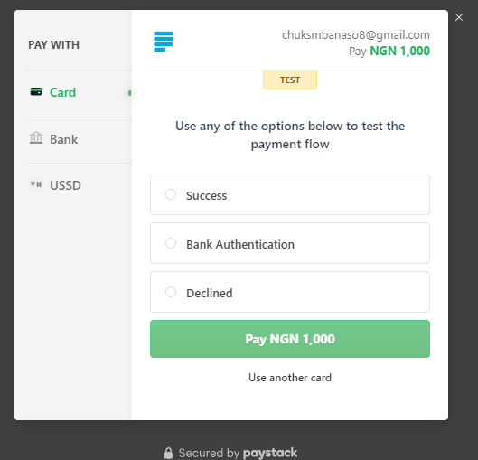 GitHub - ChuksJoshuaa/Flutterwave-Payment-Gateway: Flutterwave v3 payment APIs