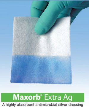 Medline MSC9422EP - Maxorb Extra Ag+ CMC / Alginate Dressings, 2 x 2 ...