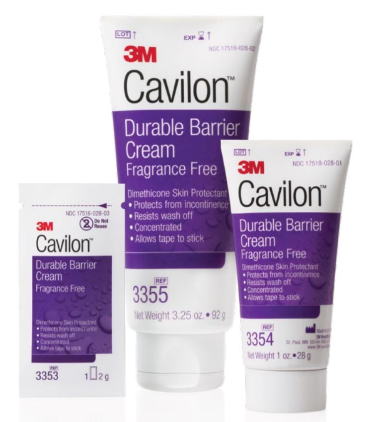 3M 3355 - Cavilon Cream Fragrance Free 3.25mL 12/CS - CIA Medical