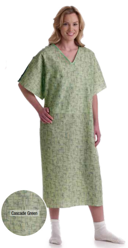 Medline MDTPG3IABCAG - Traditional IV Gowns, Angle Baxck with Pocket ...