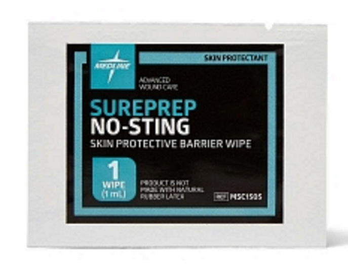 Medline MSC1505 - Sureprep No-Sting Skin Protectant, 50 EA/BX, 10 BX/CS ...