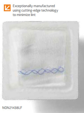 Medline NON21430LF - GAUZE, SPONGE, 4"X4", 16PLY, XRAY, STRL, LF, 10 EA ...