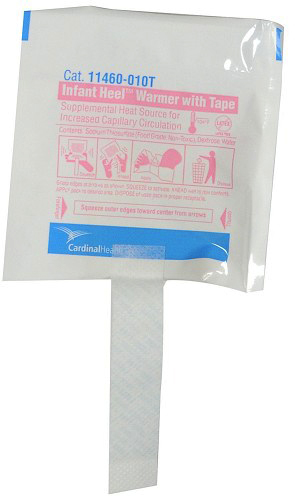 Cardinal Health 11460-010T - WARMER, HEEL, INFANT, TAPE 4"X4", 100/CS ...
