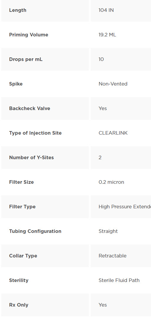 Baxter 2C8571 - Continu-flo Sol St .22mic CL-LINK 48/CA - CIA Medical