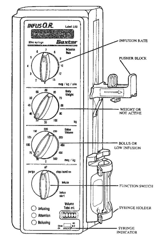 Baxter INFUSOR - InfusOR Syringe Pump Refurb EA - CIA Medical