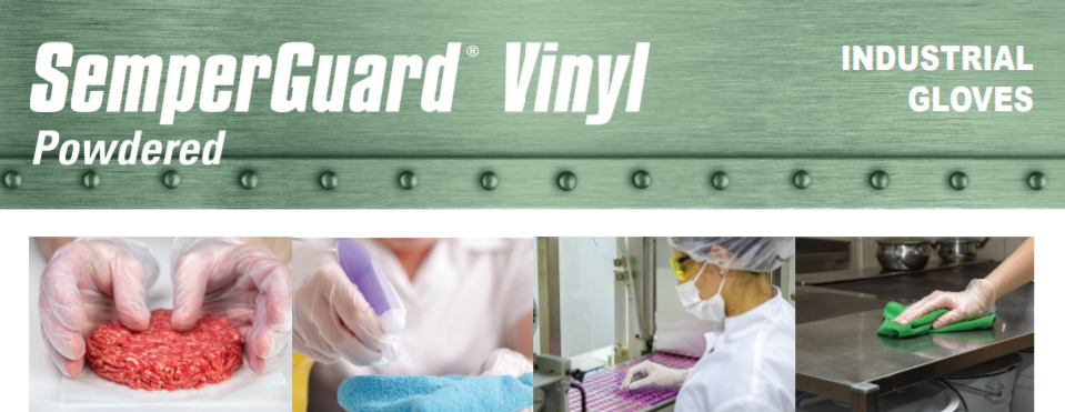 Sempermed VP104 - SemperGuard Vinyl - Powdered, Latex Free Industrial ...