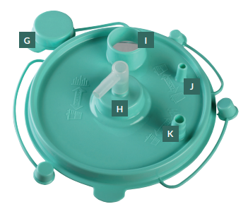 Bemis Health Care 484410 - Canister Suction Sep-T-Vac II Hi-Flow Green ...