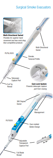 Conmed PLPUL2020 - PlumePen Ultra Smoke Evacuation Pencil, Nonstick ...