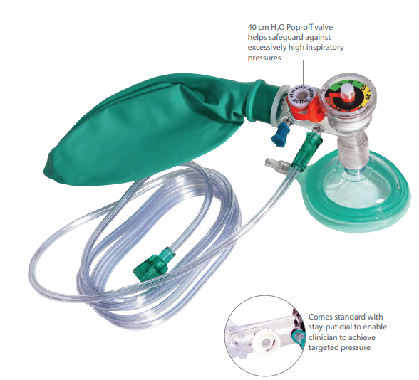 Carefusion HS34051 - 0.5 Liter Hyperinflation System with Manometer, 20 ...