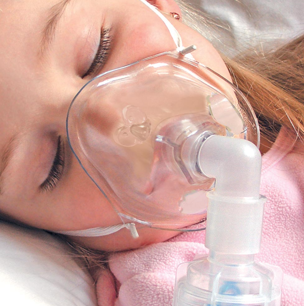 Carefusion OMN-1025 - OxyMask Aerosol Oxygen Mask with 22 mm Elbow ...