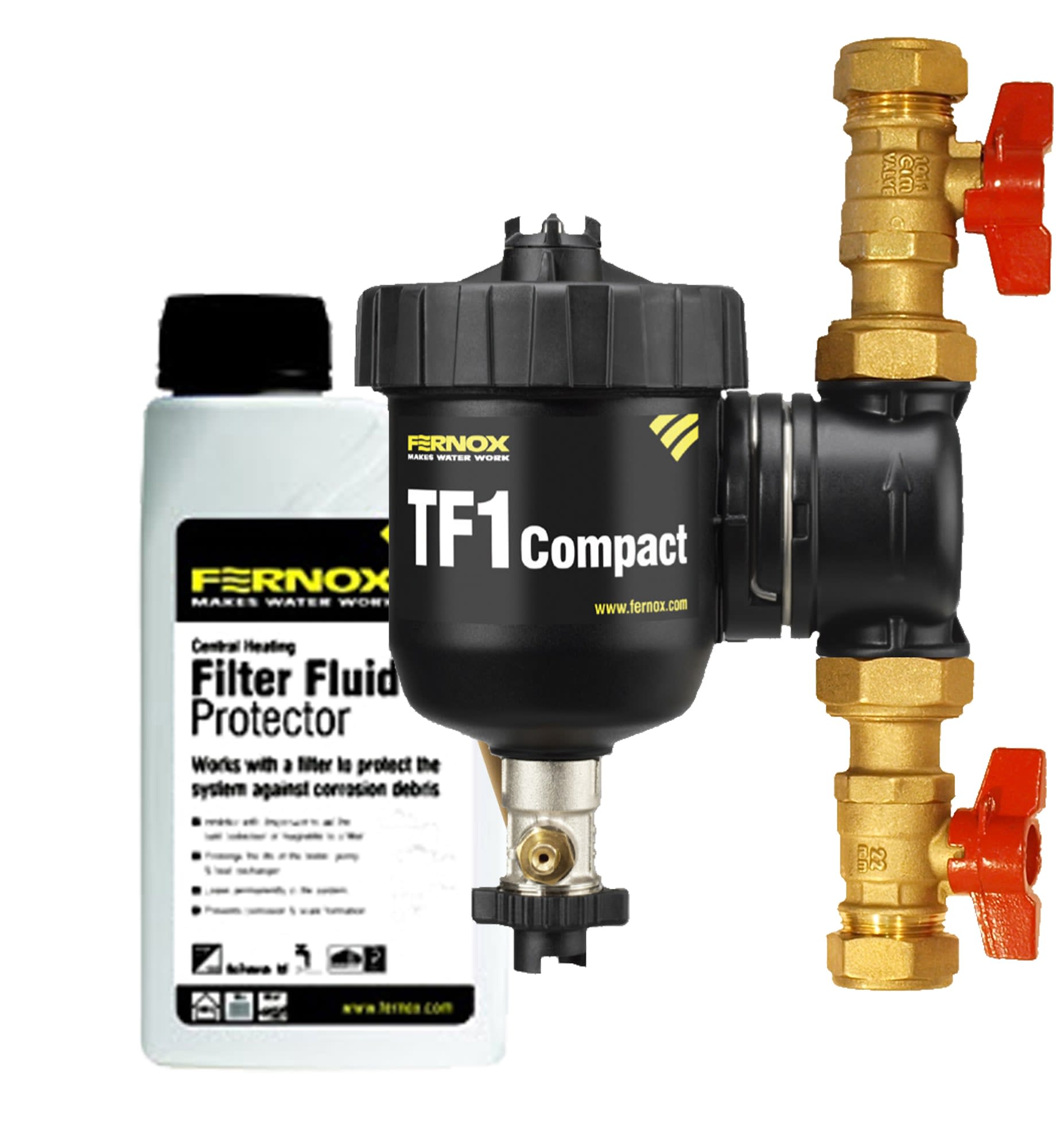 Fernox TF1 Kompakt Filter + Filter Fluid 500 ml | Cimberio AS