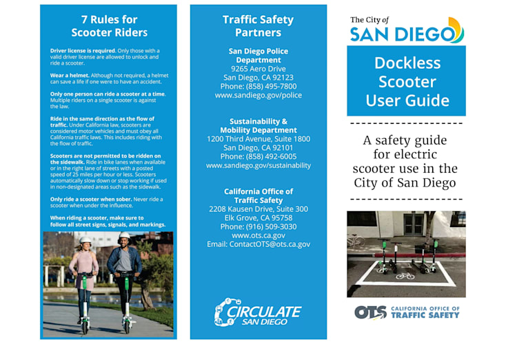 Dockless Scooter User Guide - Circulate San Diego