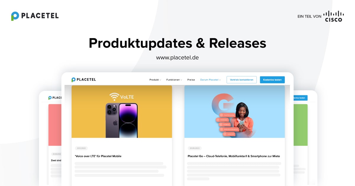 Neue Features & Releases | Placetel