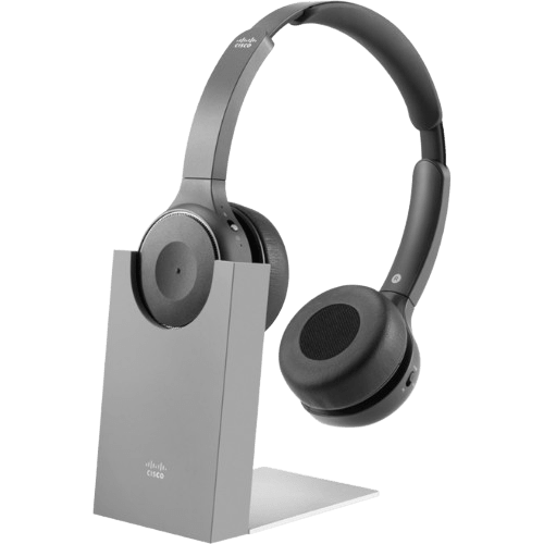 Placetel - Cisco 730 Carbon Black Headset mit Stand