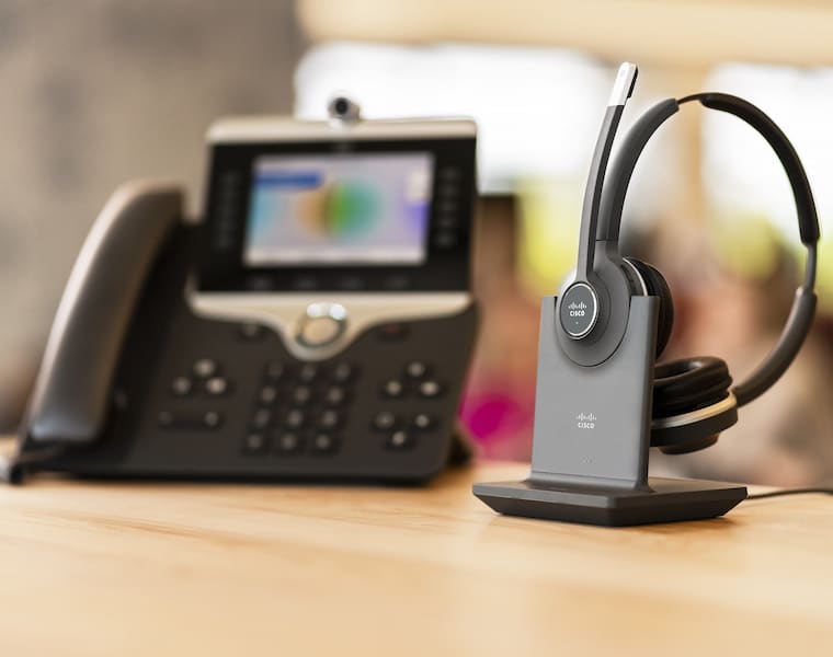Placetel - Cisco 562 Headset, kabellos mit Standard Basisstation | Placetel