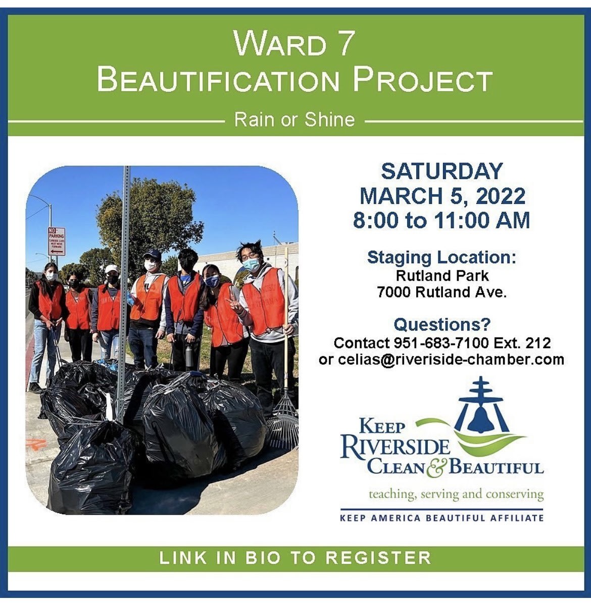 Ward 7 Beautification Project - Campus Riverside