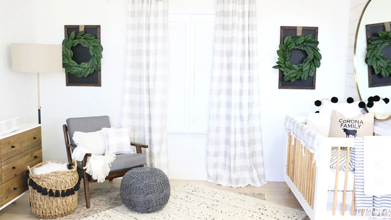 A Sophisticated Gender Neutral Baby Room