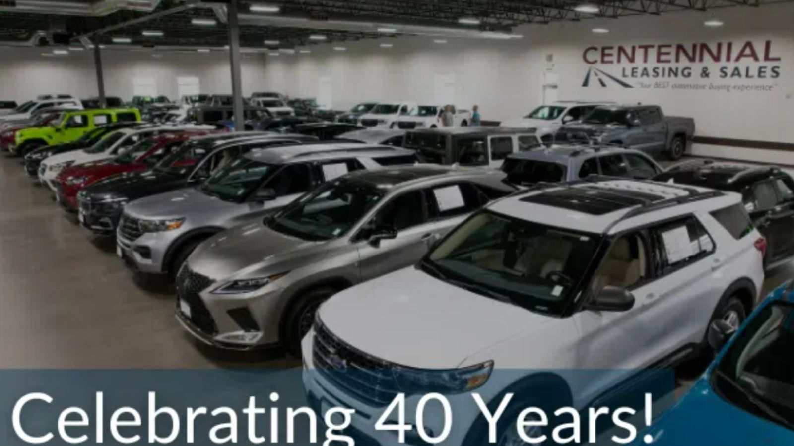 Celebrating 40 Years of Excellence at Centennial Leasing & Sales