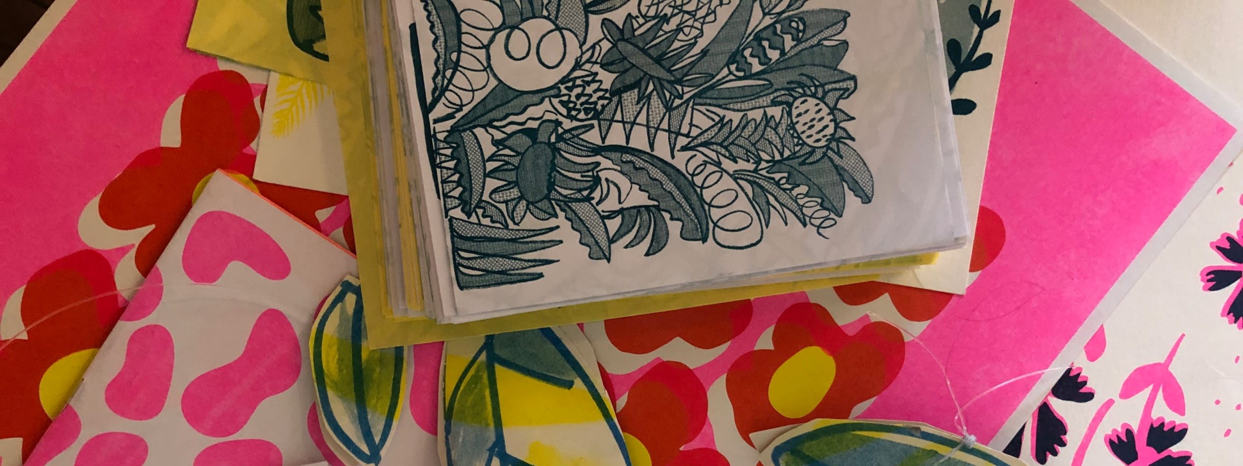 Fizz'N'Rizz: make a botanical risograph card | City of Sydney - What’s On