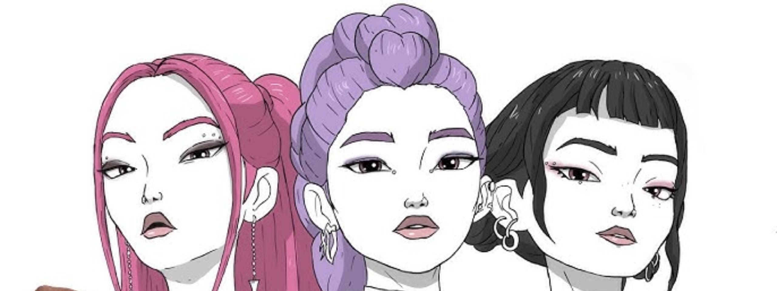 K-Pop Posca pen portraits | City of Sydney - What’s On
