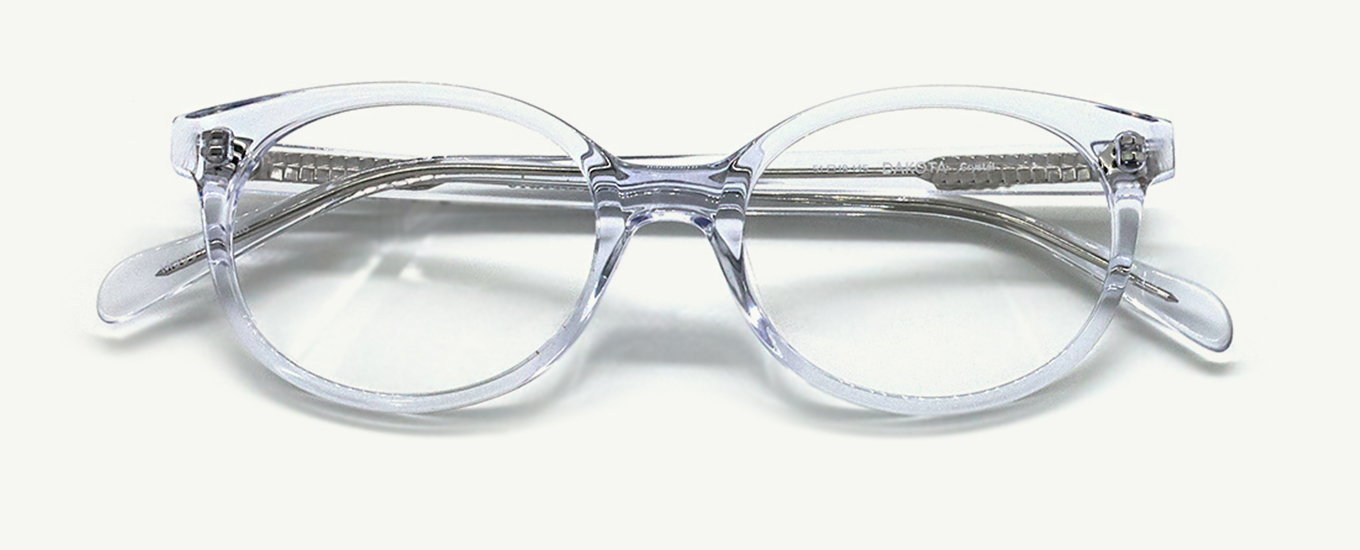 Dakota Eyeglasses in Crystal for Women | Classic Specs