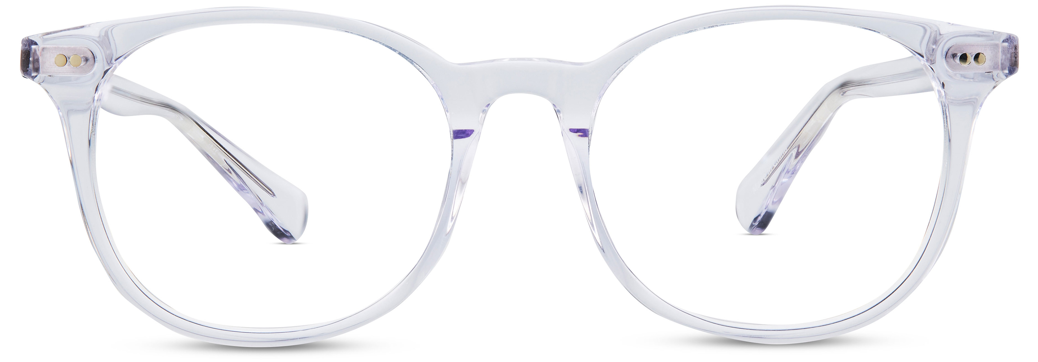 Logan Eyeglasses in Crystal for Men | Classic Specs