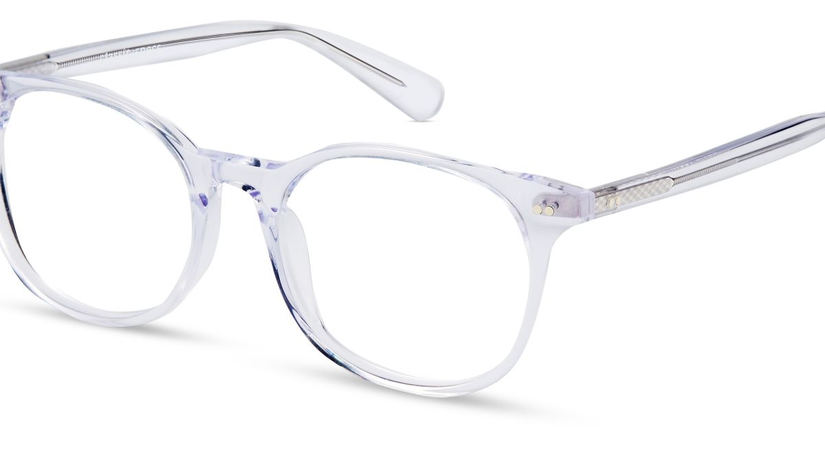 Logan Eyeglasses in Crystal for Women | Classic Specs