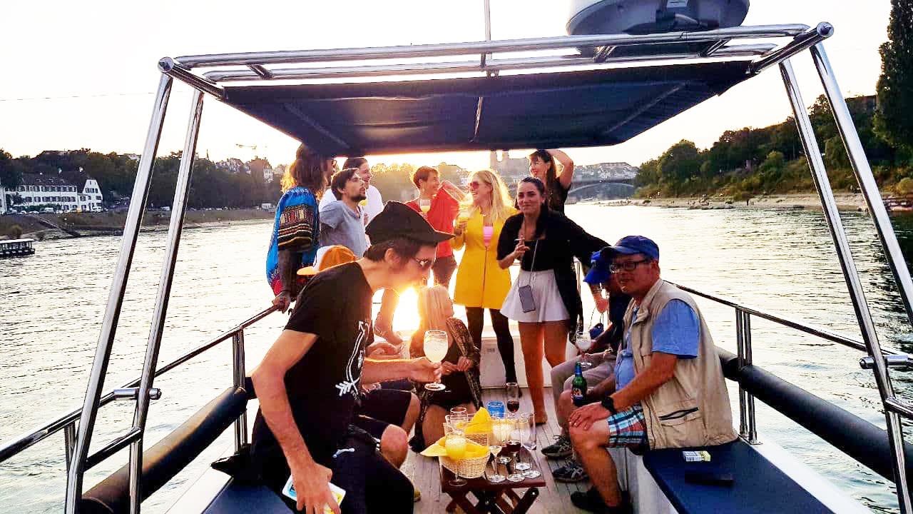 Basel ApéroBoat (ALL INCLUSIVE) – Boat Party for private group (90 min ...