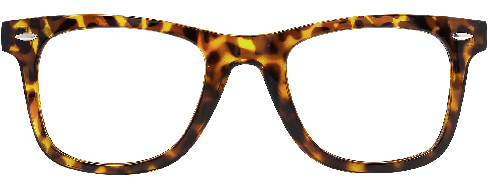 Jose Warm Tortoise Rectangle Eyeglasses | CliCliMe.com