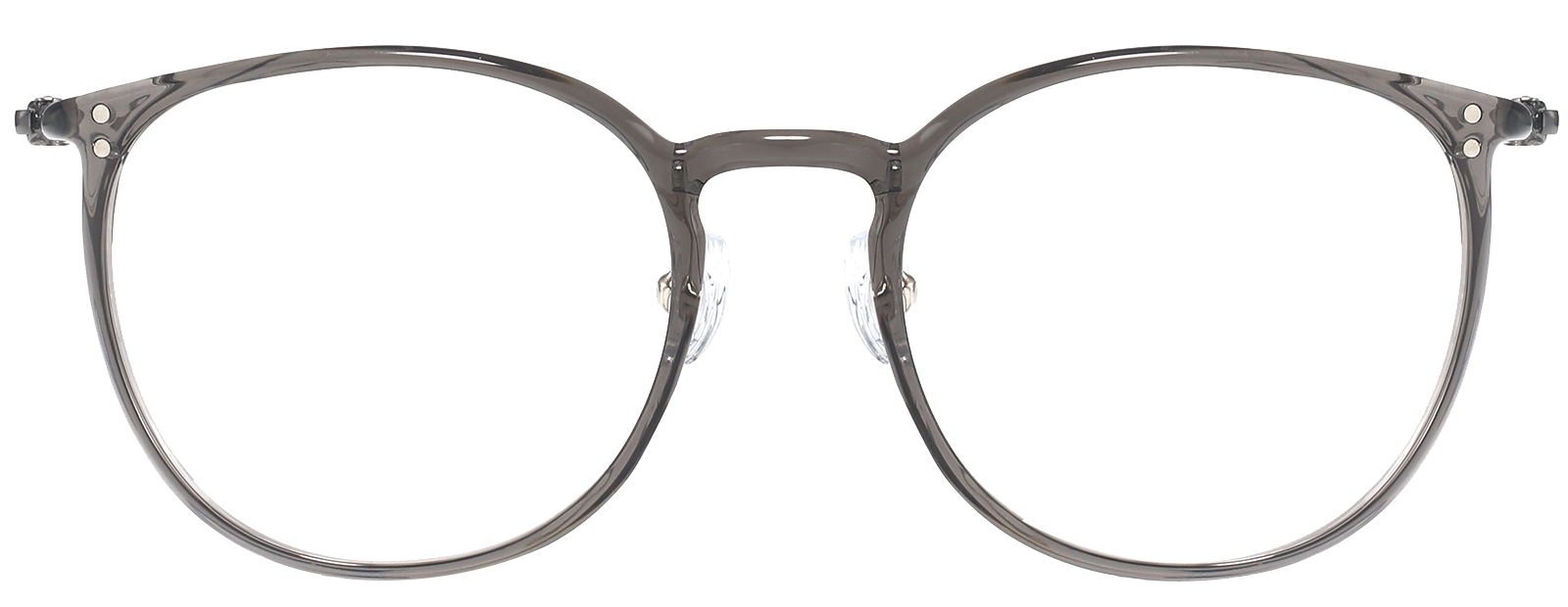 Slate Grey Round Eyeglasses | CliCliMe.com