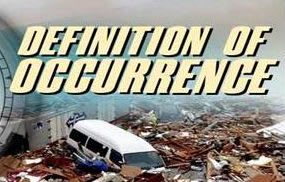 Definition of Occurrence - Cline Agency