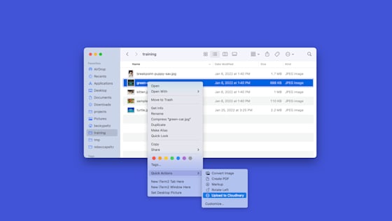 Managing Images Programmatically with Cloudinary — iOS