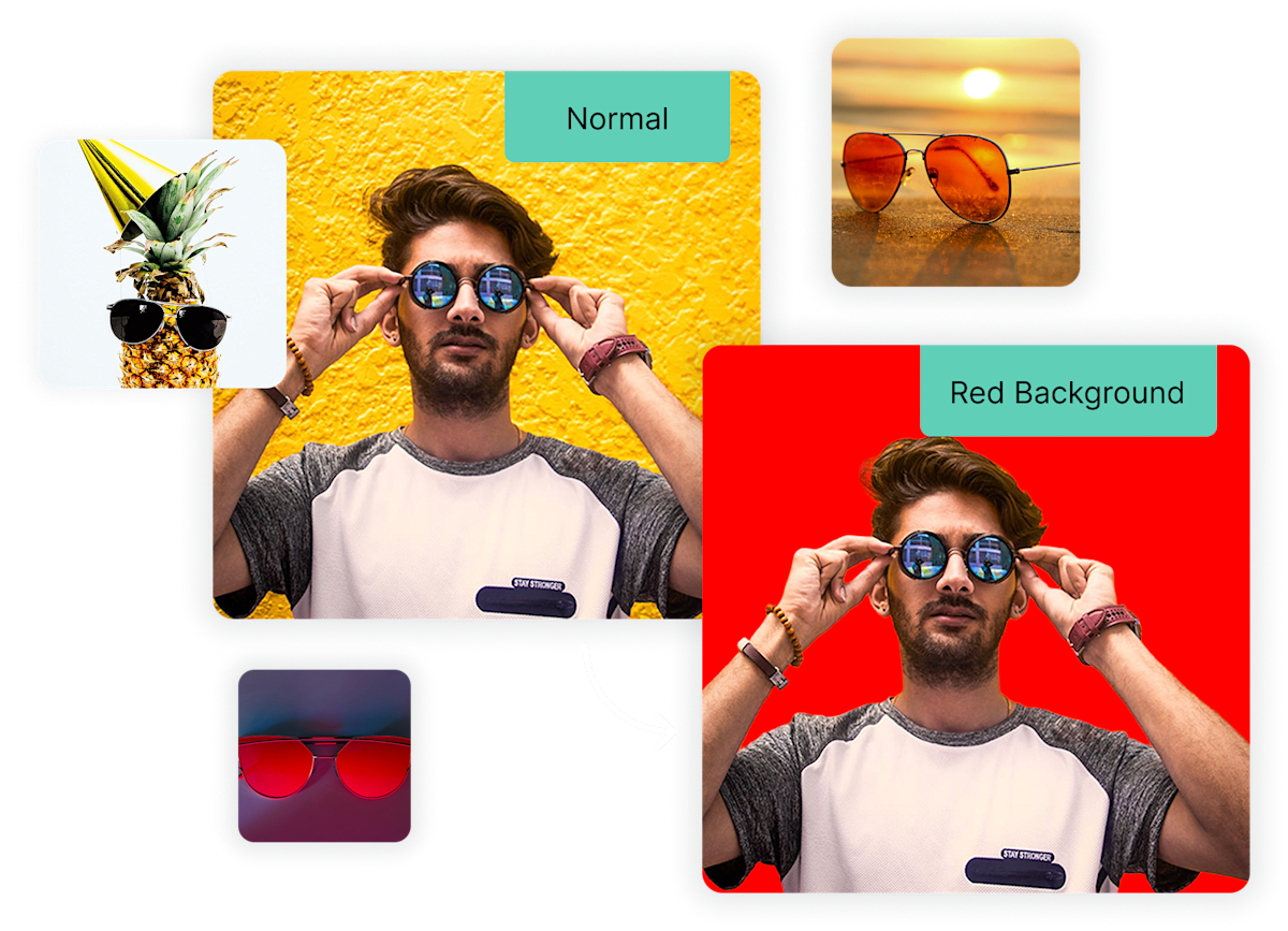 convert background to red