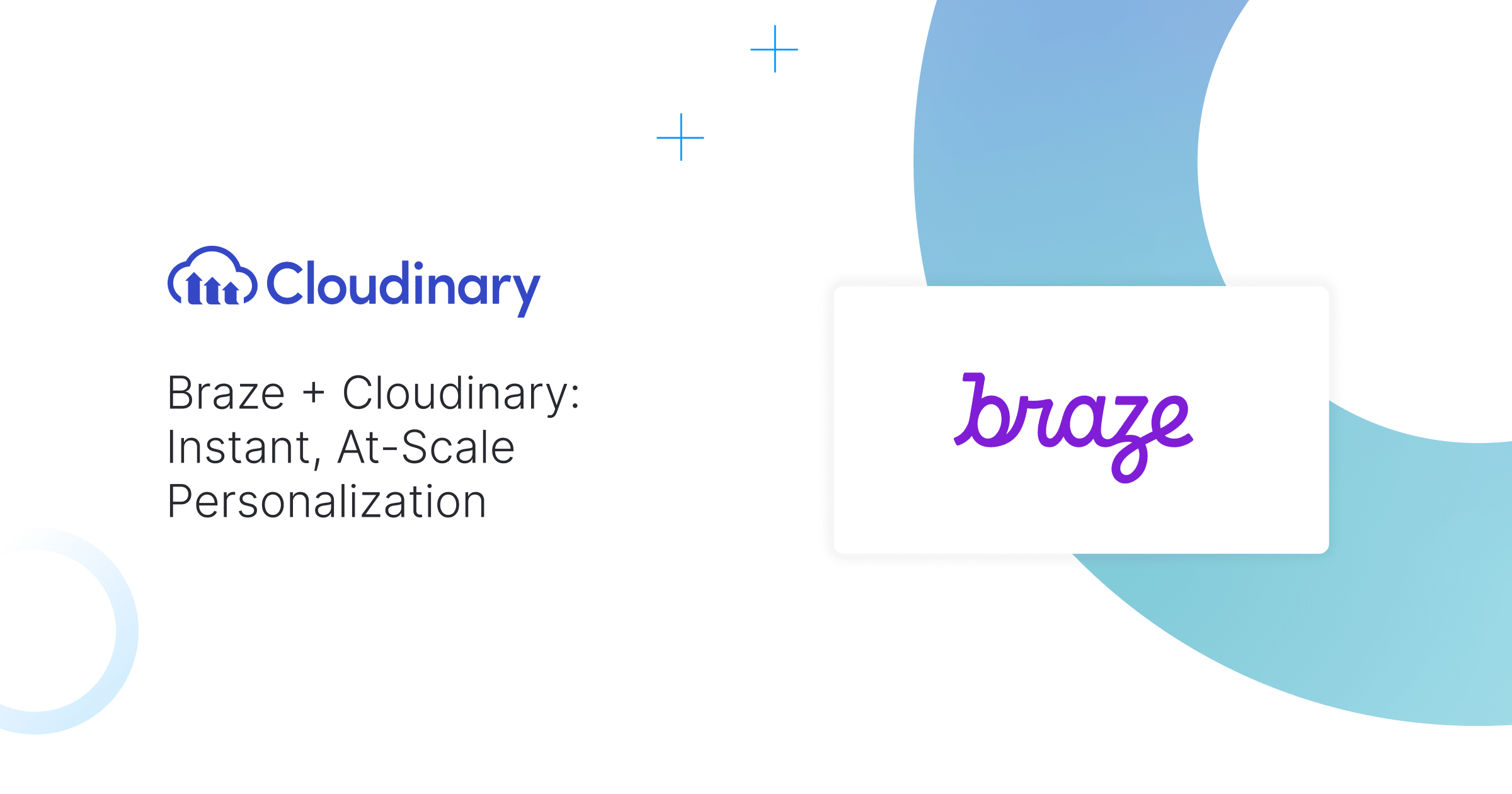 Cloudinary Partner Program - Braze + Cloudinary: Instant, At-Scale Personalization