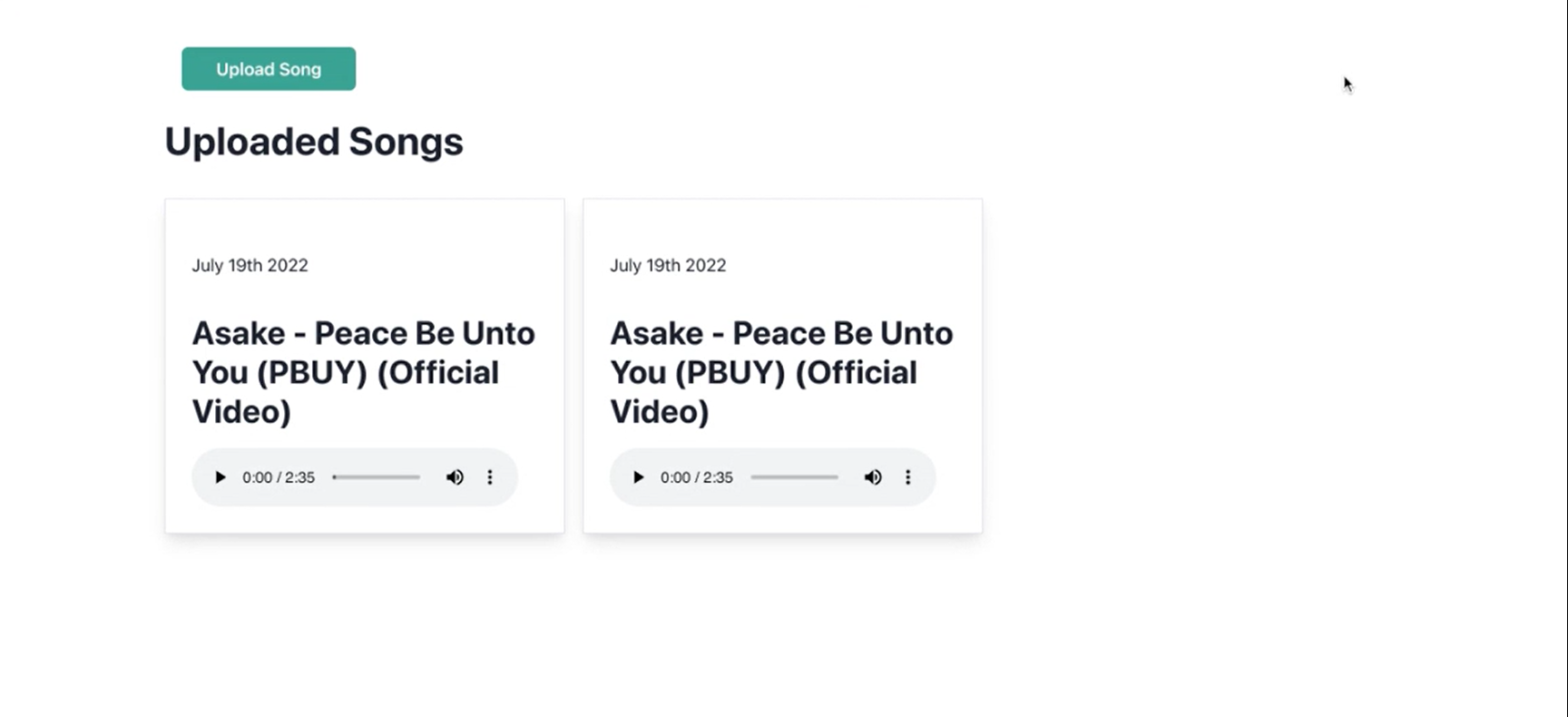 Audio Streaming with Web Audio API and Cloudinary