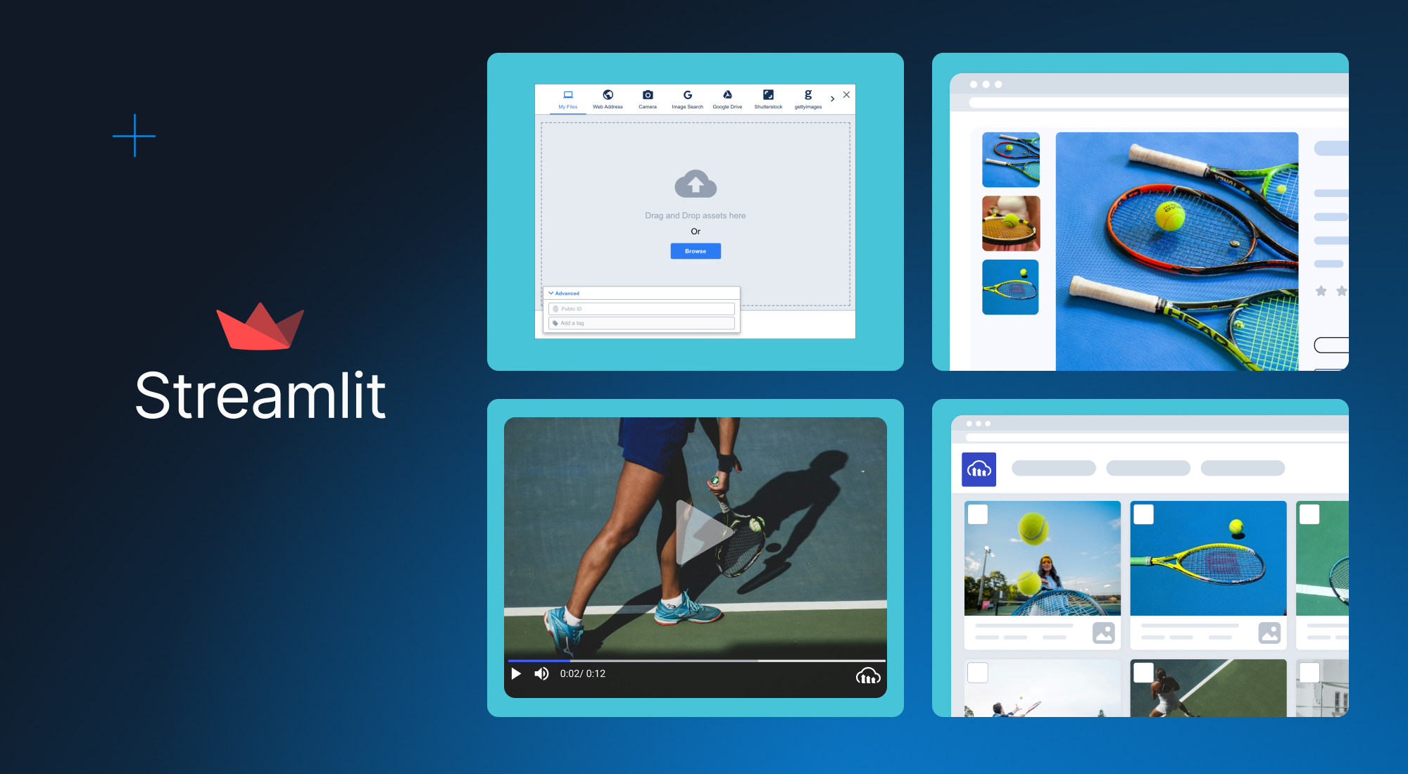 Simple Media Management With Streamlit Components for Cloudinary