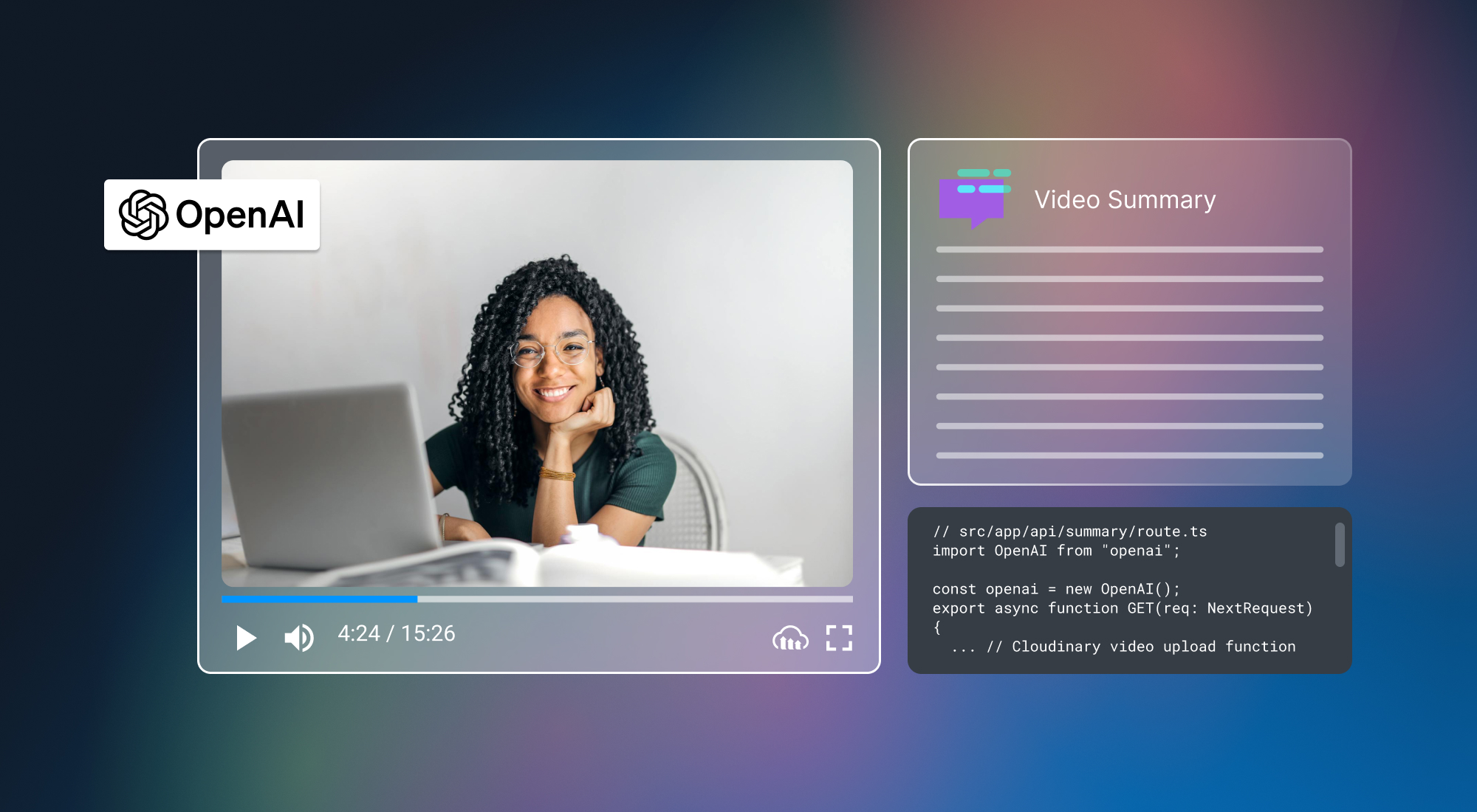 Generate a Video Summary With OpenAI