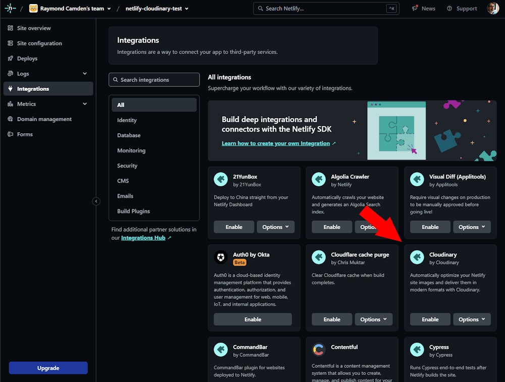 Integrating Cloudinary Image Optimization With Netlify Hosting