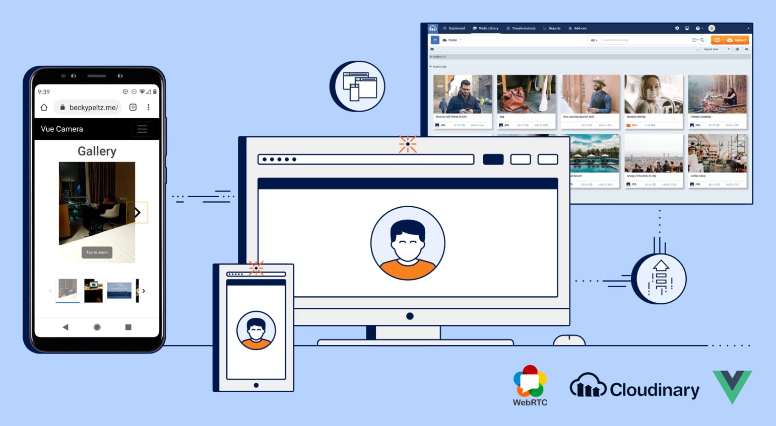 Create a Camera App With WebRTC, Vue.js, and Cloudinary