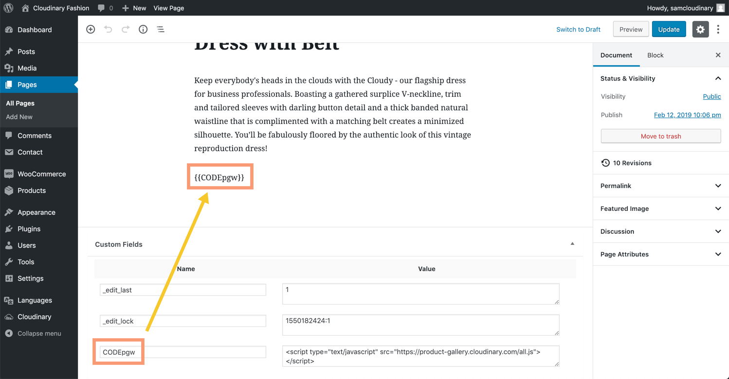 Adding Cloudinary’s Product Gallery to Your Website – Cloudinary Support