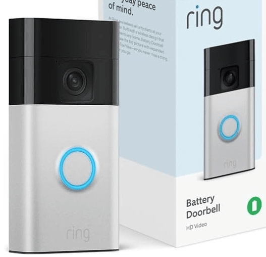 All-new Ring Battery Doorbell, Head-to-Toe Video, Live View with Two ...