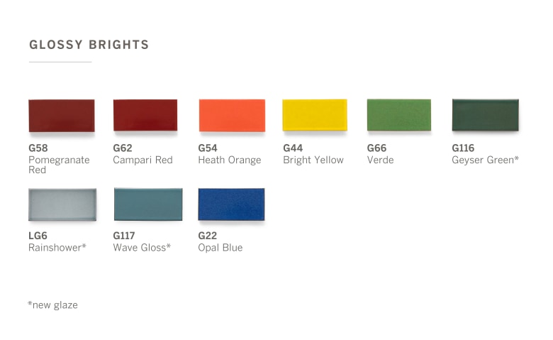 The Updated Heath Tile Palette – Heath Ceramics