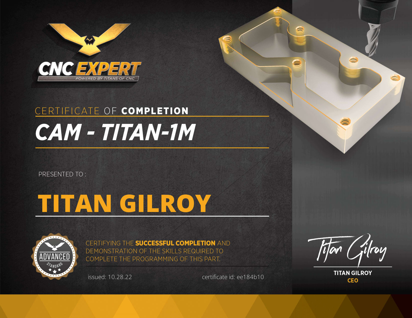 Titan Gilroy on MFG Connect - Powered by TITANS of CNC