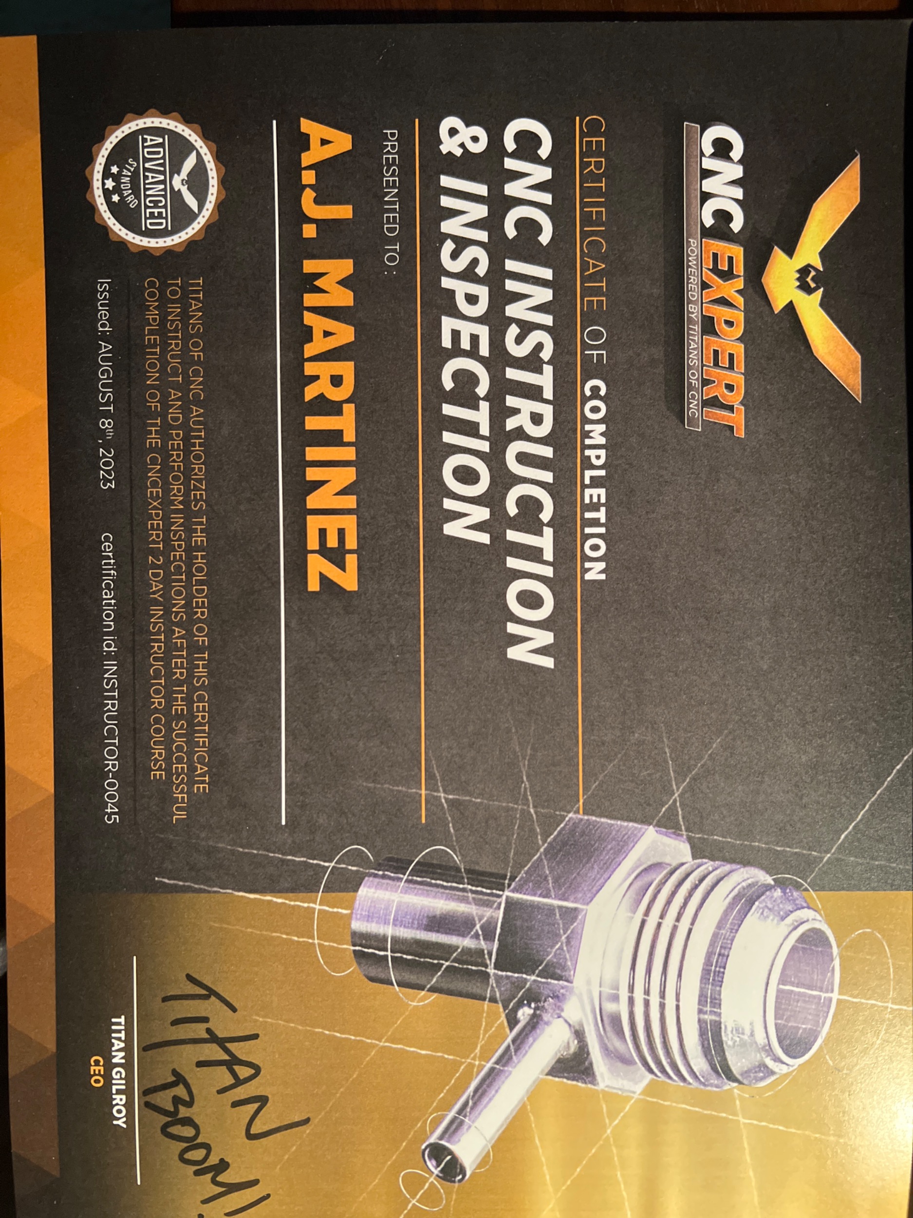 A.J. Martinez on CNC Expert - Powered by TITANS of CNC