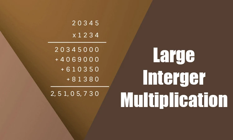Large Integer Multiplication using Divide and Conquer - CodeCrucks