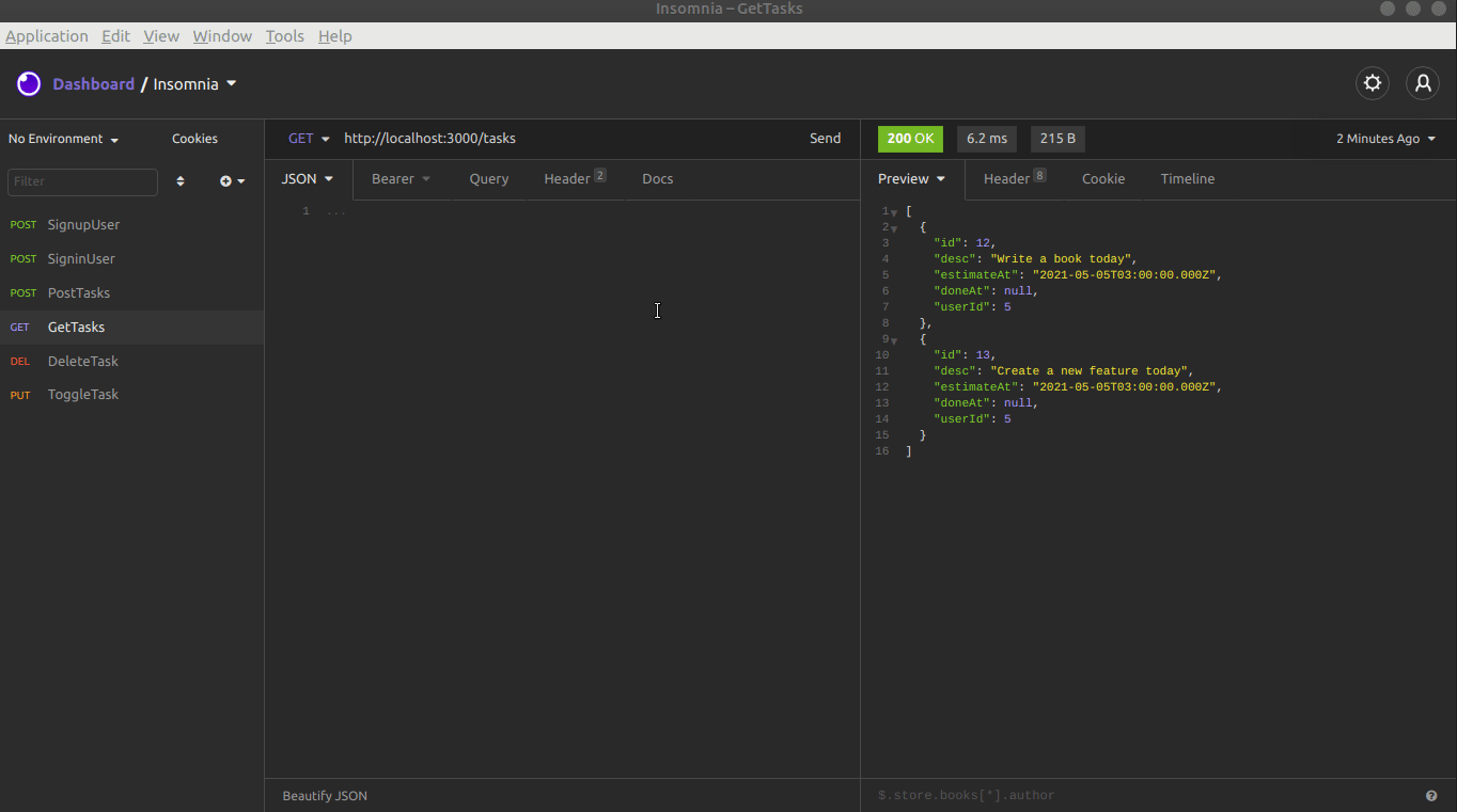 GitHub - codedemonbr/tasks-backend